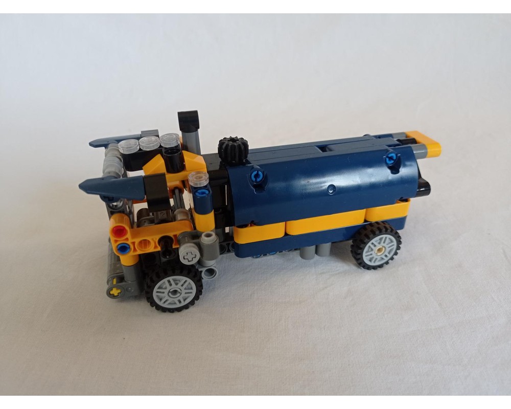 Lego Moc Fuel Truck 42147 Alternative By Erikgs Rebrickable Build