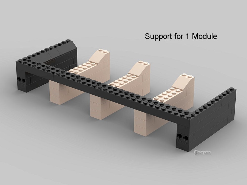 Lego Moc Modular Minifigure Display Stand By Jayfields Rebrickable