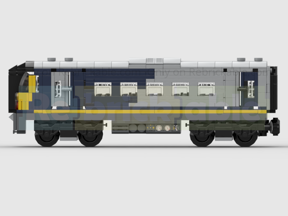 LEGO MOC-145045 Class 444 Desiro 5-Carriage EMU Train in South Western ...