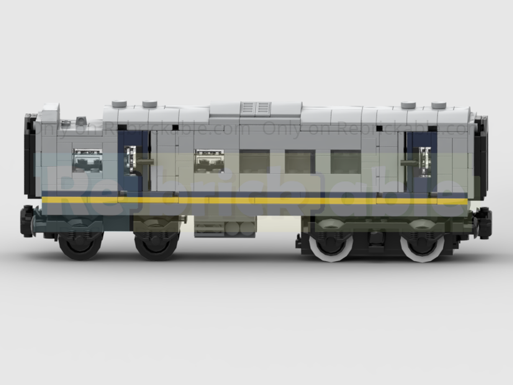 LEGO MOC Class 444 Desiro 5-Carriage EMU Train in South Western Railway ...