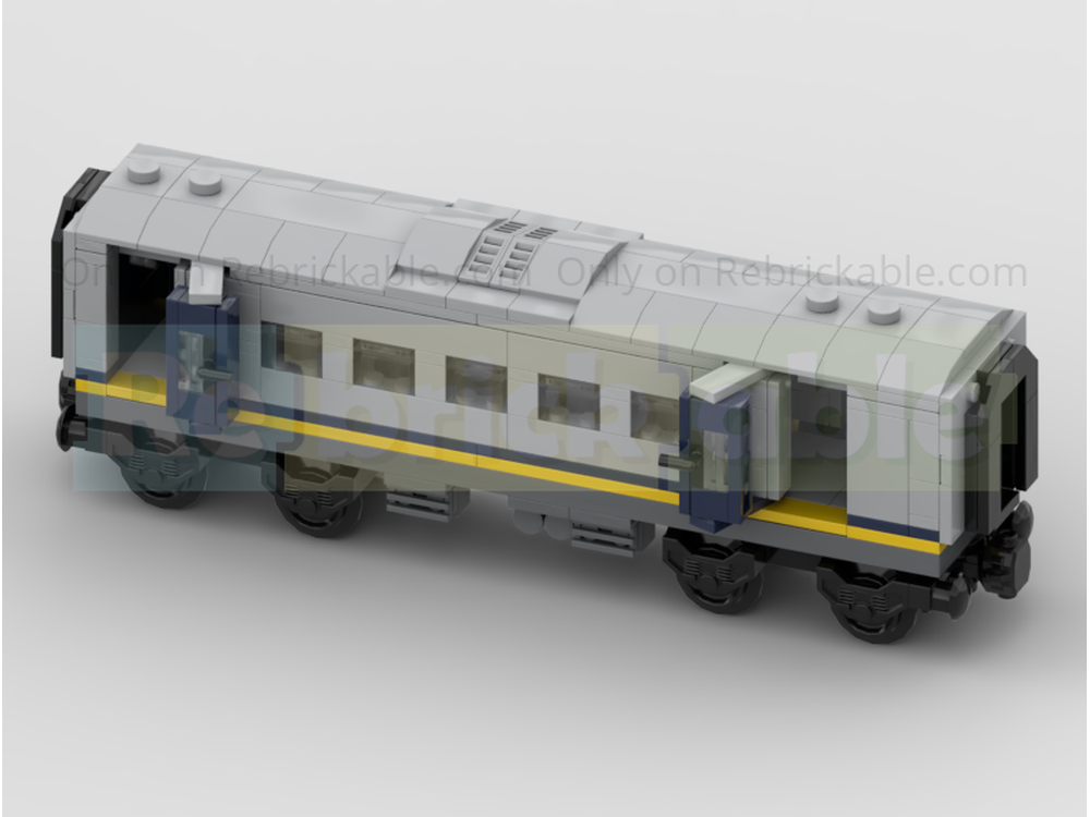 LEGO MOC Class 444 Desiro 5-Carriage EMU Train in South Western Railway ...