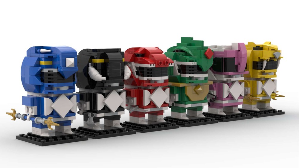 LEGO MOC Mighty Morphin Power Rangers Season 1 bundle by delight_moc ...