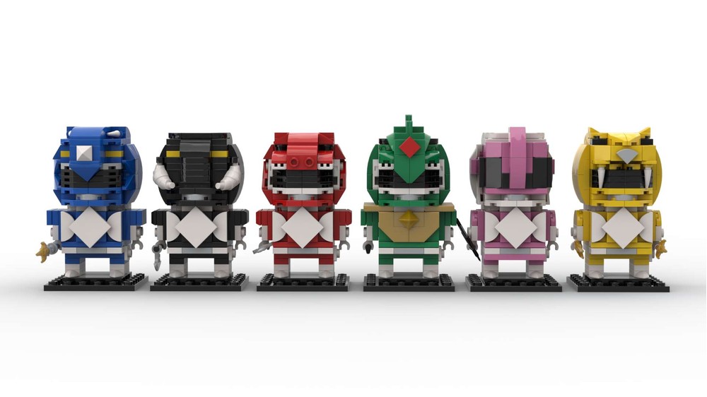 LEGO MOC Mighty Morphin Power Rangers Season 1 bundle by delight_moc ...