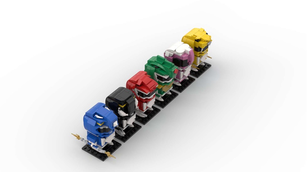LEGO MOC Mighty Morphin Power Rangers Season 1 bundle by delight_moc ...