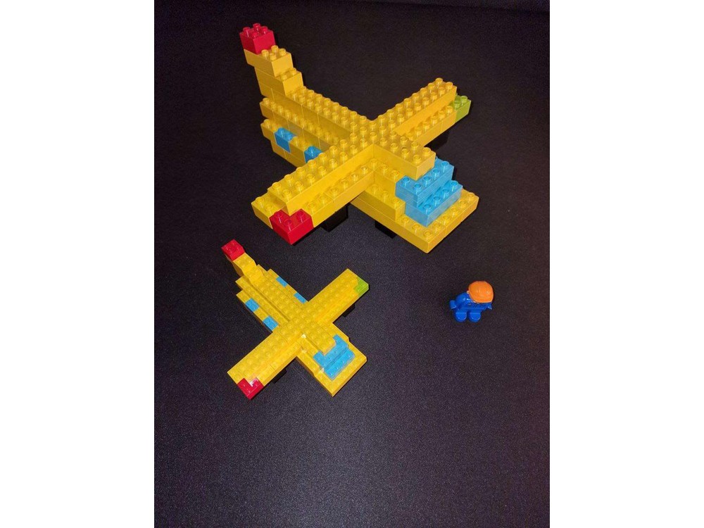 Lego Moc Basic Airplane By Swerix Rebrickable Build With Lego