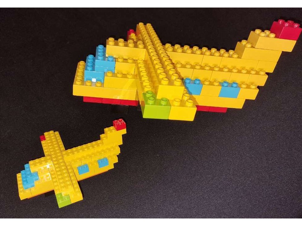 Lego Moc Basic Airplane By Swerix Rebrickable Build With Lego