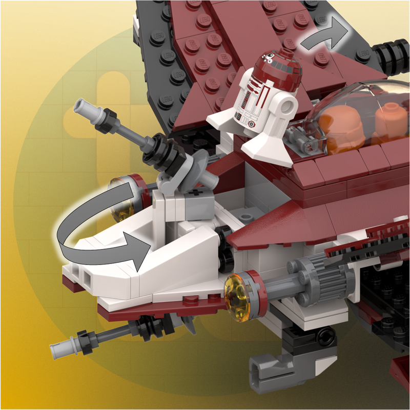 LEGO MOC 75333 - 75342 - ARC-170 Starfighter - 187th Legion Edition by ...