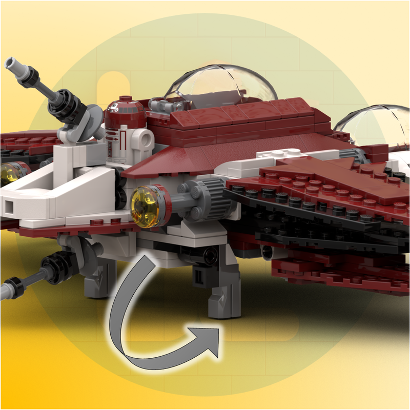 LEGO MOC 75333 - 75342 - ARC-170 Starfighter - 187th Legion Edition by ...