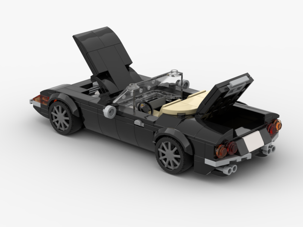 Lego Moc Miami Vice Ferrari Daytona By Doubleubricks Rebrickable