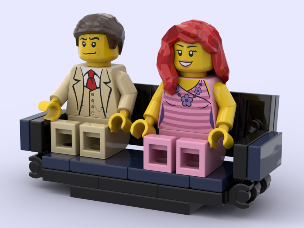LEGO MOC Park bench MOC by TheRoaringBricks | Rebrickable - Build with LEGO