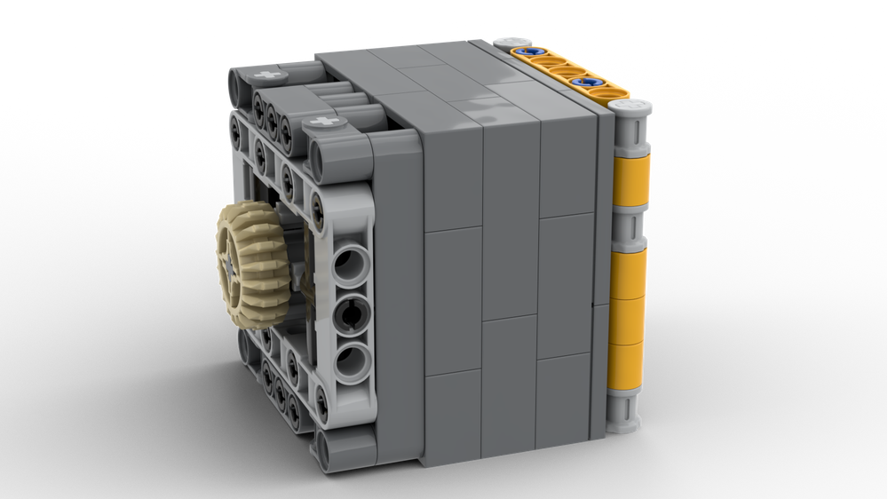 LEGO MOC Working Minecraft Piston by 2in1 | Rebrickable - Build with LEGO