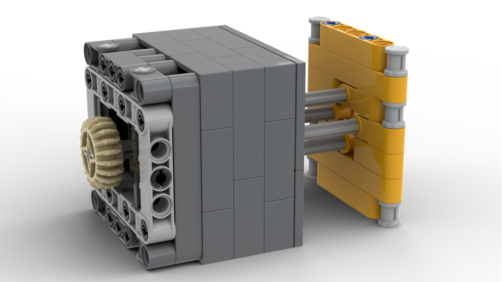 LEGO MOC Working Minecraft Piston by 2in1 | Rebrickable - Build with LEGO