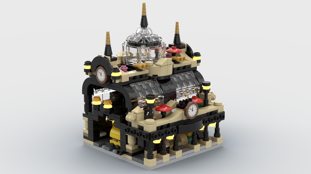 LEGO MOC Mini 910002 Studgate Train Station by christromans ...