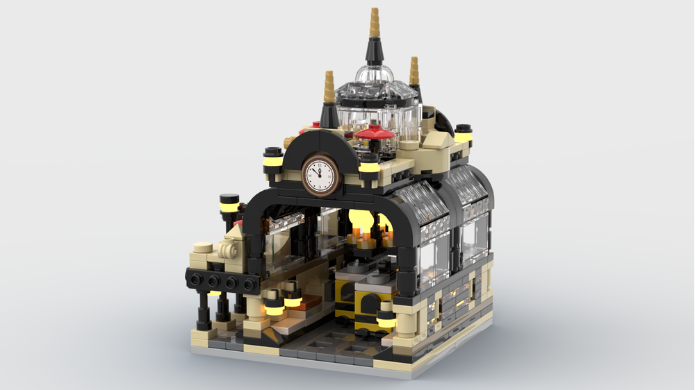 LEGO MOC Mini 910002 Studgate Train Station by christromans ...