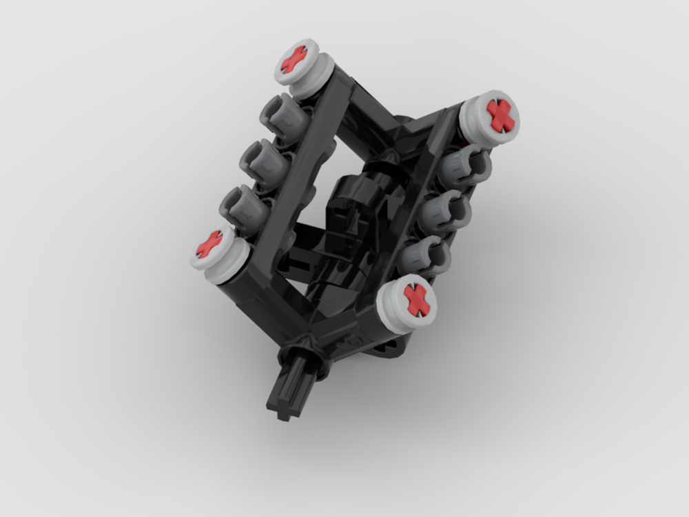 LEGO MOC V6 Engine by Legoguy380 | Rebrickable - Build with LEGO