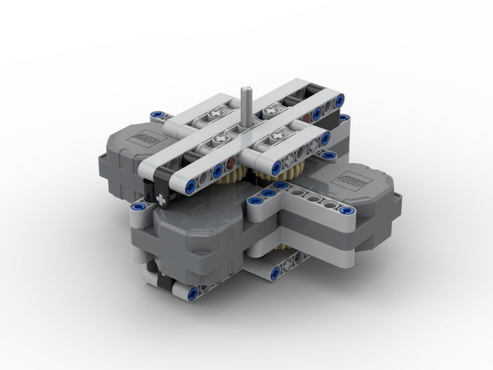 LEGO MOC Pullback Motor XL by BD Technic | Rebrickable - Build with LEGO