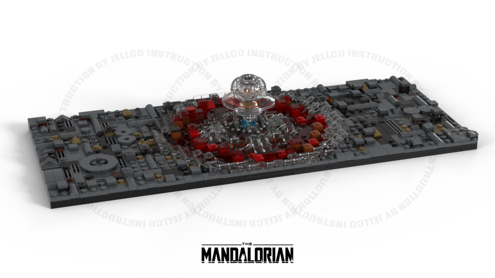 Lego Moc Mandalorian Micro Diorama Bombardment By Jellco