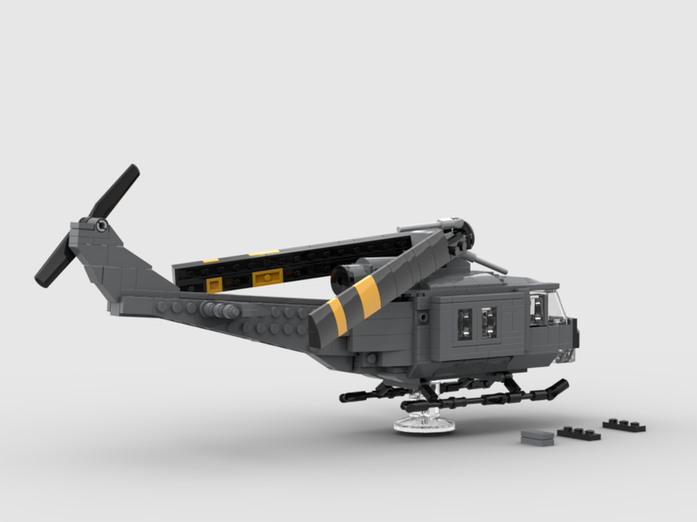 LEGO MOC Bell UH-1 Iroquois by LAMbrickdesigns | Rebrickable - Build ...