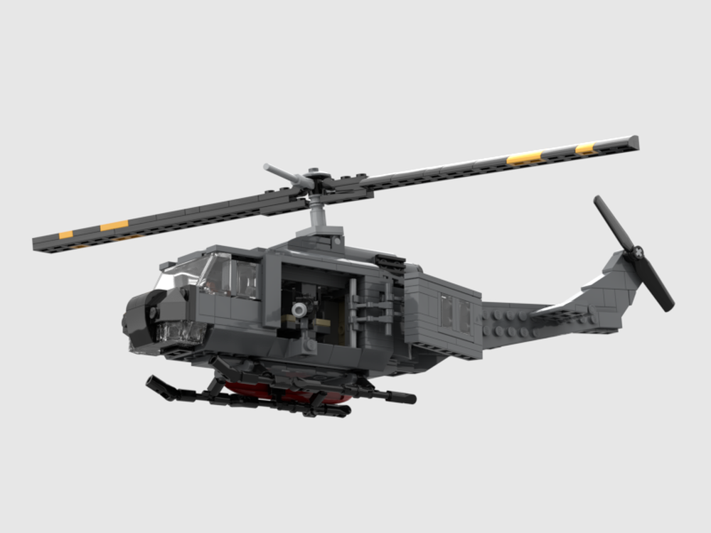 LEGO MOC Bell UH-1 Iroquois by LAMbrickdesigns | Rebrickable - Build ...