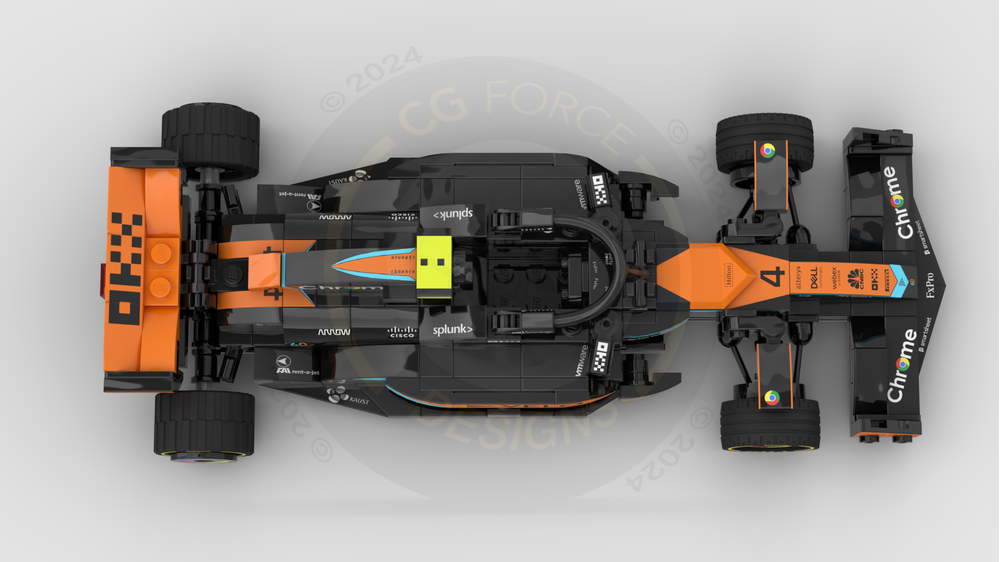 Lego Moc F1 Mclaren Mcl60 By Cgforcedesigns Rebrickable Build With Lego