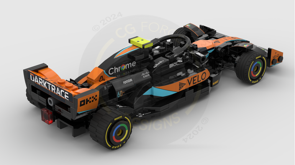 Lego Moc F1 Mclaren Mcl60 By Cgforcedesigns Rebrickable Build With Lego