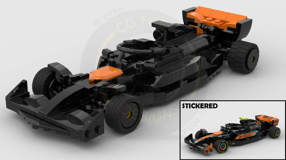 LEGO MOC F1 McLaren MCL60 by CGForceDesigns | Rebrickable - Build with LEGO