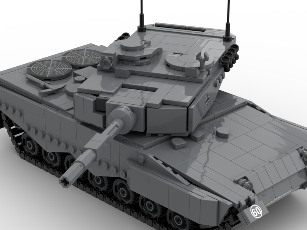 Lego Moc Leopard 2a4 Tank By Gunsofbrickston Rebrickable Build With