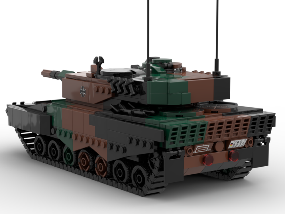 Lego Moc Leopard 2a4 Tank By Gunsofbrickston Rebrickable Build With