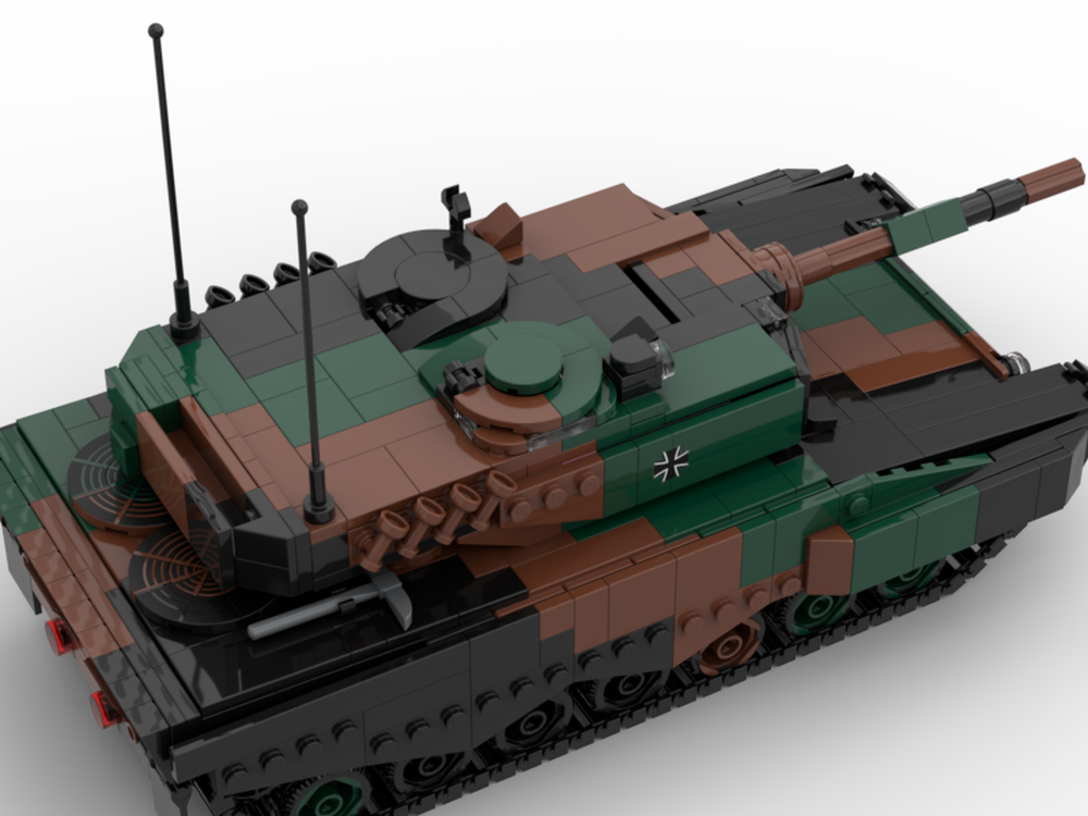 Lego Moc Leopard 2a4 Tank By Gunsofbrickston Rebrickable Build With