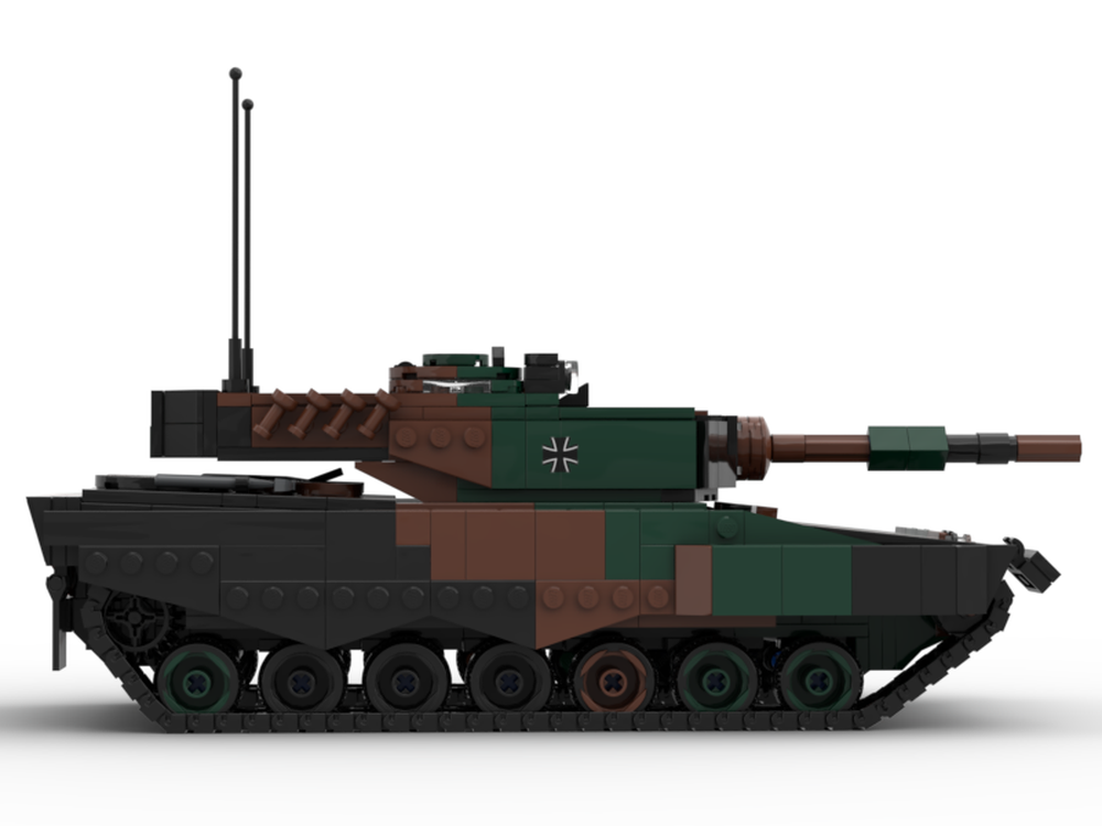 Lego Moc Leopard 2a4 Tank By Gunsofbrickston Rebrickable Build With