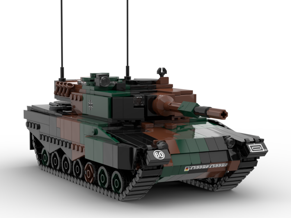 Lego Moc Leopard 2a4 Tank By Gunsofbrickston Rebrickable Build With