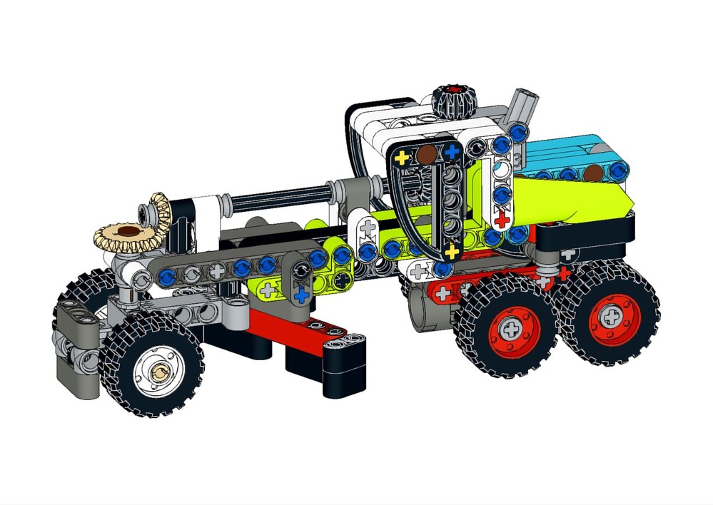 LEGO MOC Motor Grader by NARP | Rebrickable - Build with LEGO