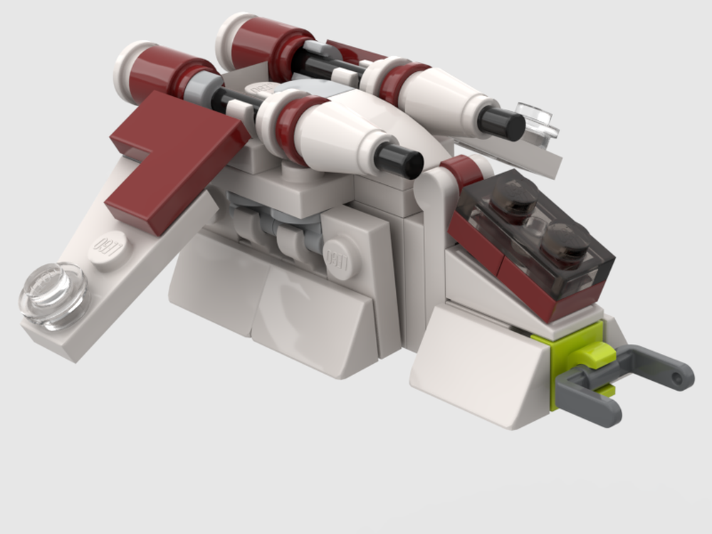 LEGO MOC micro Republic gunship (Clone Wars) by Lego_things_and_stuff ...