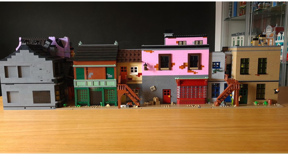 Lego Moc Modular Diagon Alley By Jrodonbricks Rebrickable Build
