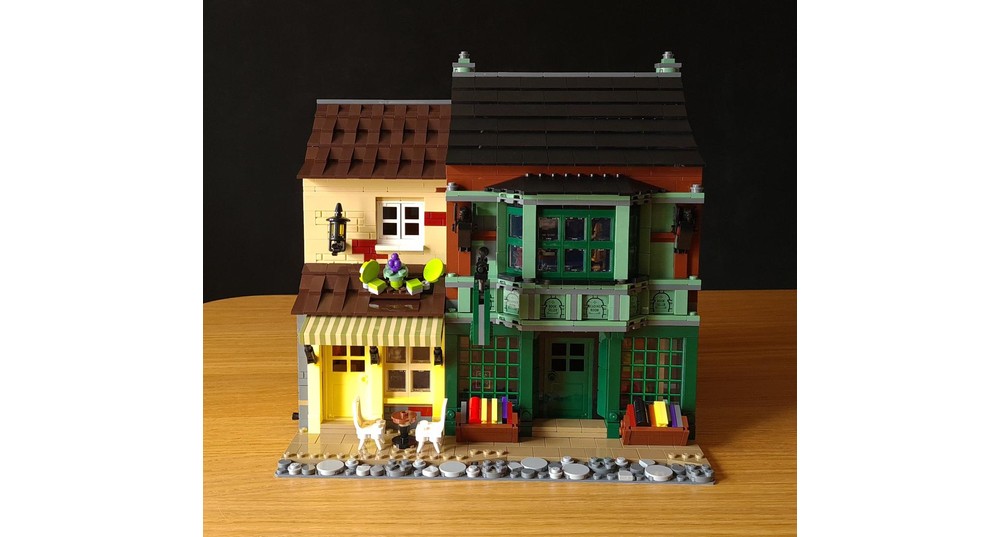 Lego Moc Modular Diagon Alley By Jrodonbricks Rebrickable Build