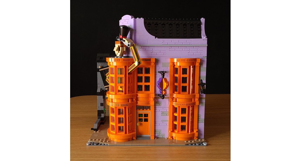 LEGO MOC-145156 Modular Diagon Alley by JRodOnBricks | Rebrickable ...