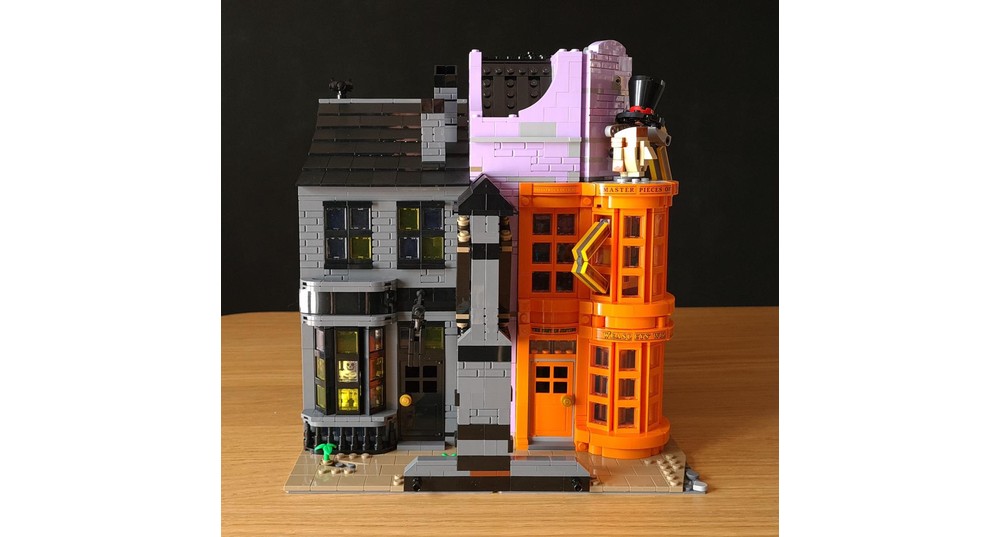 LEGO MOC Modular Diagon Alley by JRodOnBricks | Rebrickable - Build ...
