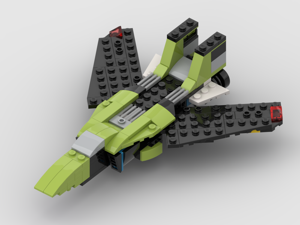 LEGO MOC 31074 F-14 Tomcat by KlintIsztvud | Rebrickable - Build with LEGO