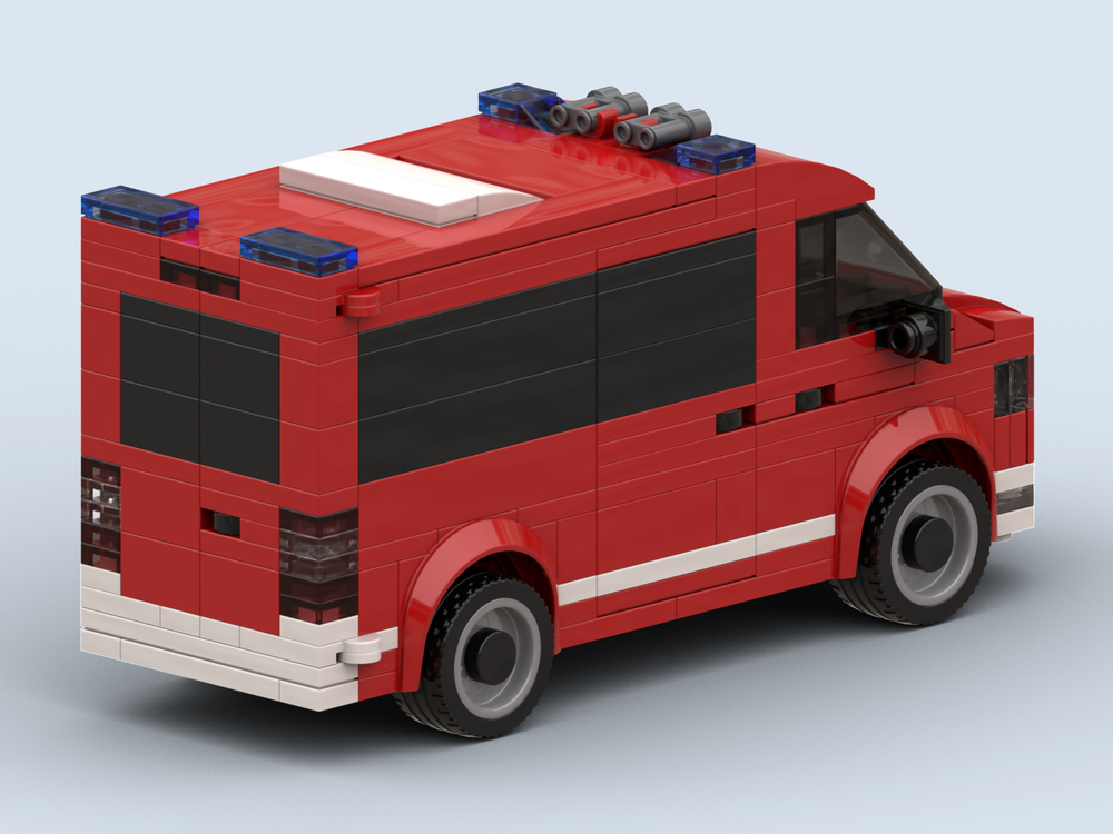 LEGO MOC German Fire Command Van by mausbricks | Rebrickable - Build ...