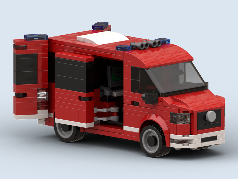LEGO MOC German Fire Command Van by mausbricks | Rebrickable - Build ...