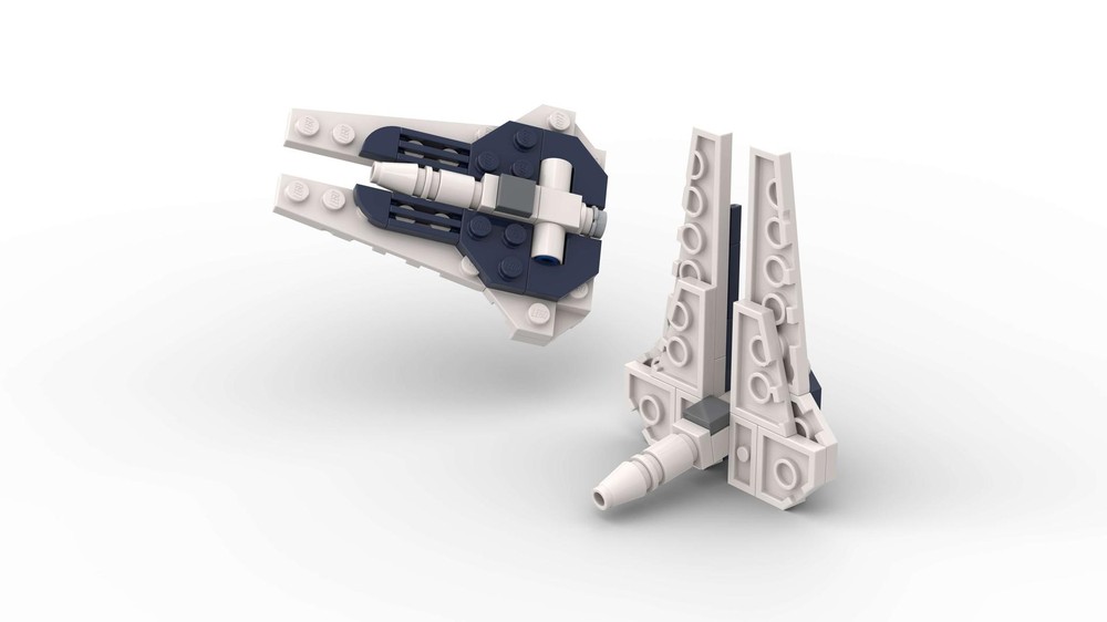 LEGO MOC Mandalorian Kom'rk Guantlet Starfighter Micro Scale by ...