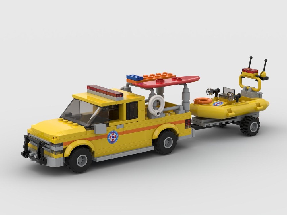 LEGO MOC Beach Rescue Unit by JIDBrickCreations | Rebrickable - Build ...