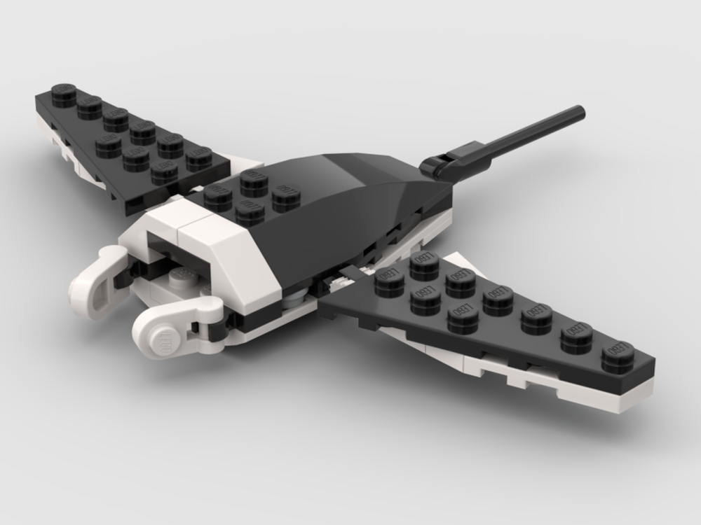 LEGO MOC Manta Ray by builditmac | Rebrickable - Build with LEGO