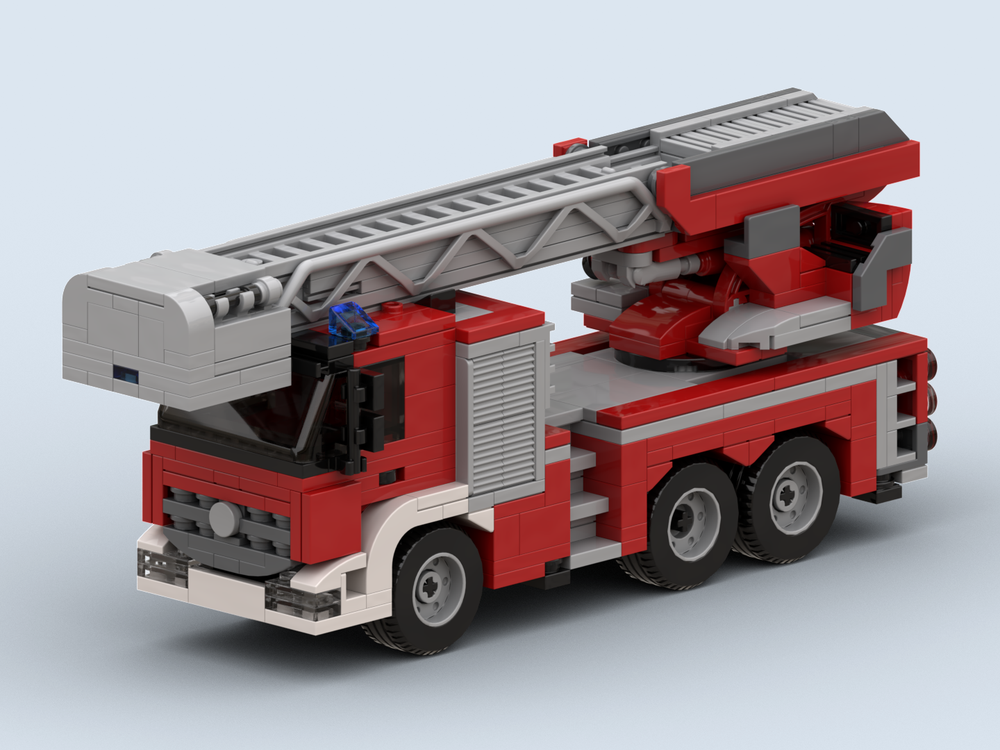 LEGO MOC Utrecht Fire Ladder Truck by mausbricks | Rebrickable - Build ...