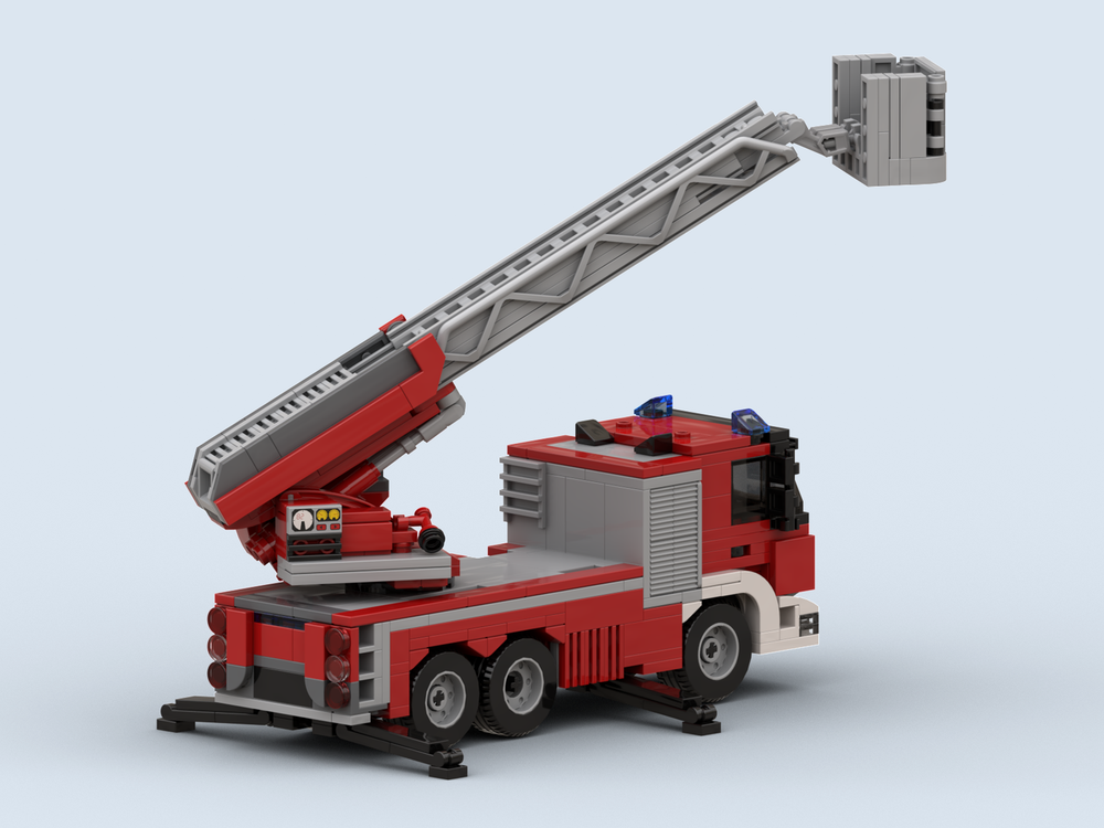 LEGO MOC Utrecht Fire Ladder Truck by mausbricks | Rebrickable - Build ...