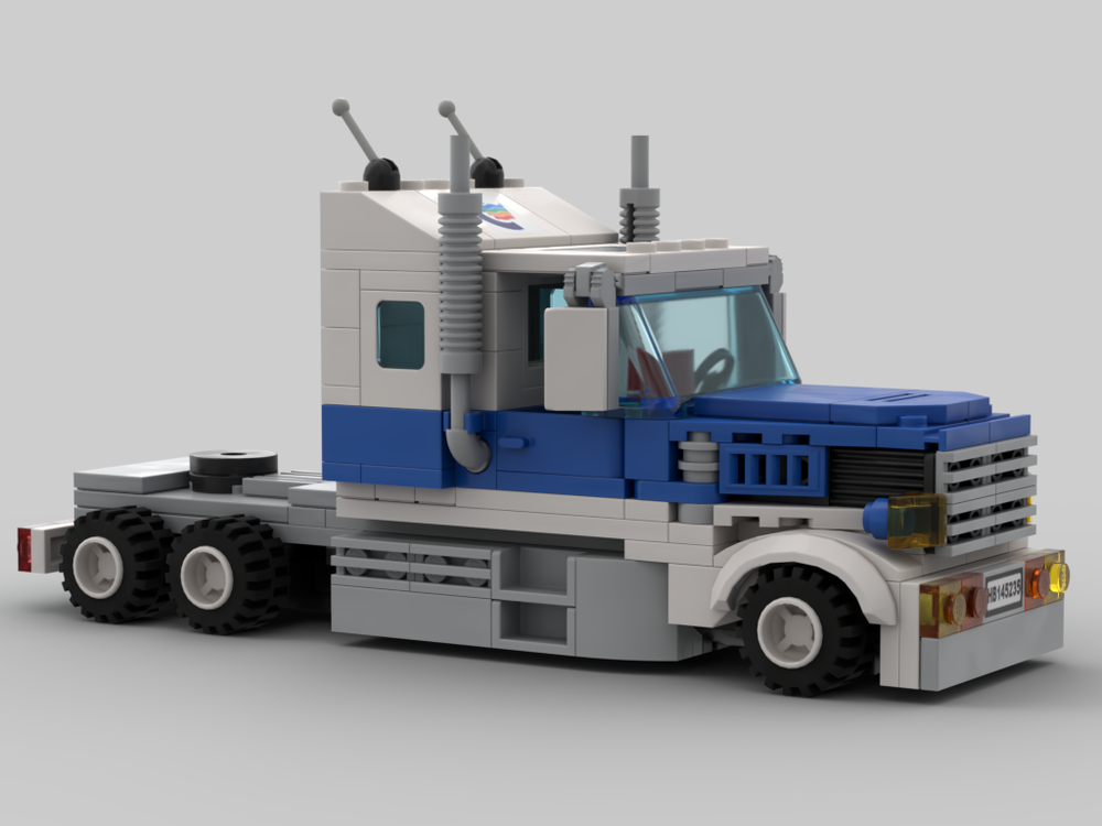 LEGO MOC Color Line Container Lorry by HaulingBricks | Rebrickable ...