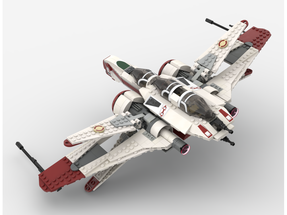 LEGO MOC ARC-170 MOD by Quarries Workshop | Rebrickable - Build with LEGO