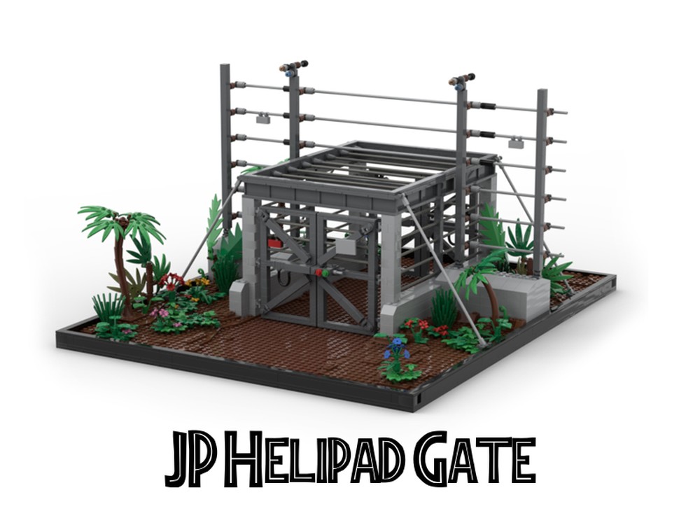 LEGO MOC JP Helipad Gate (Full Diorama) by JP_Brick | Rebrickable ...