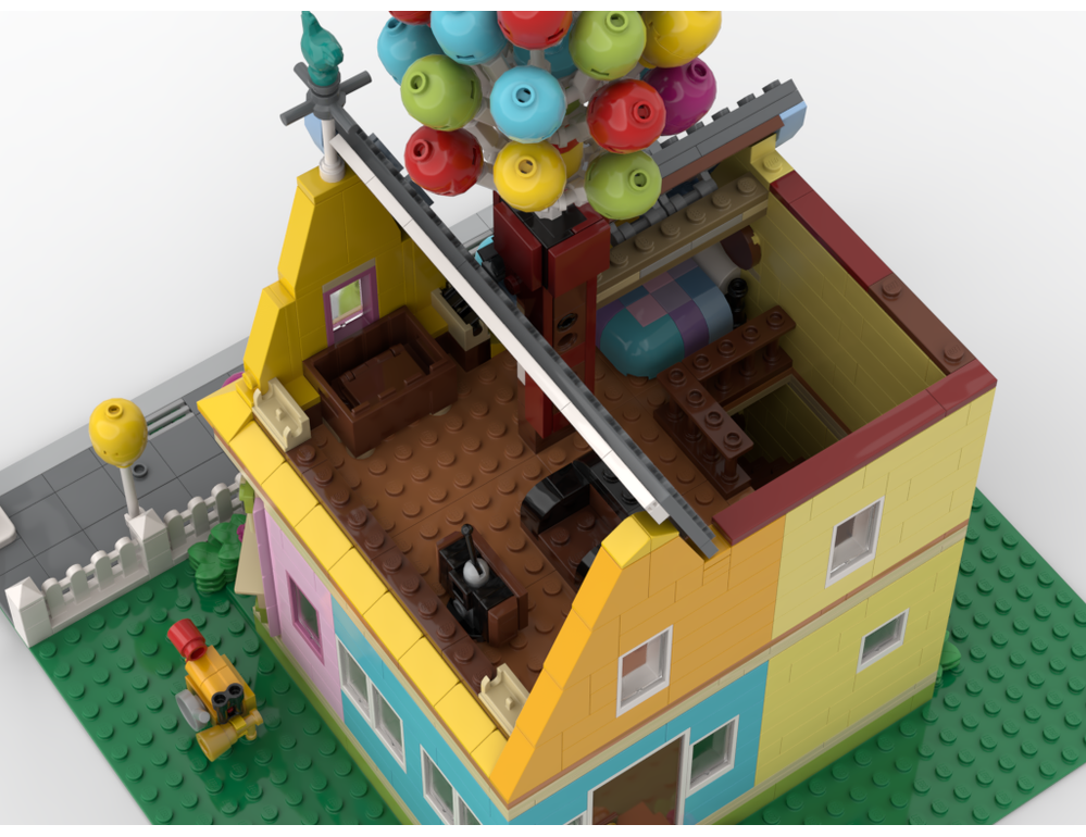 LEGO MOC-145252 Modular Up House by Brick Artisan | Rebrickable - Build ...