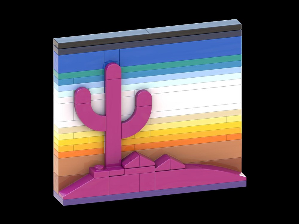 LEGO MOC AZ Sunset Display by Thomus_Bean | Rebrickable - Build with LEGO